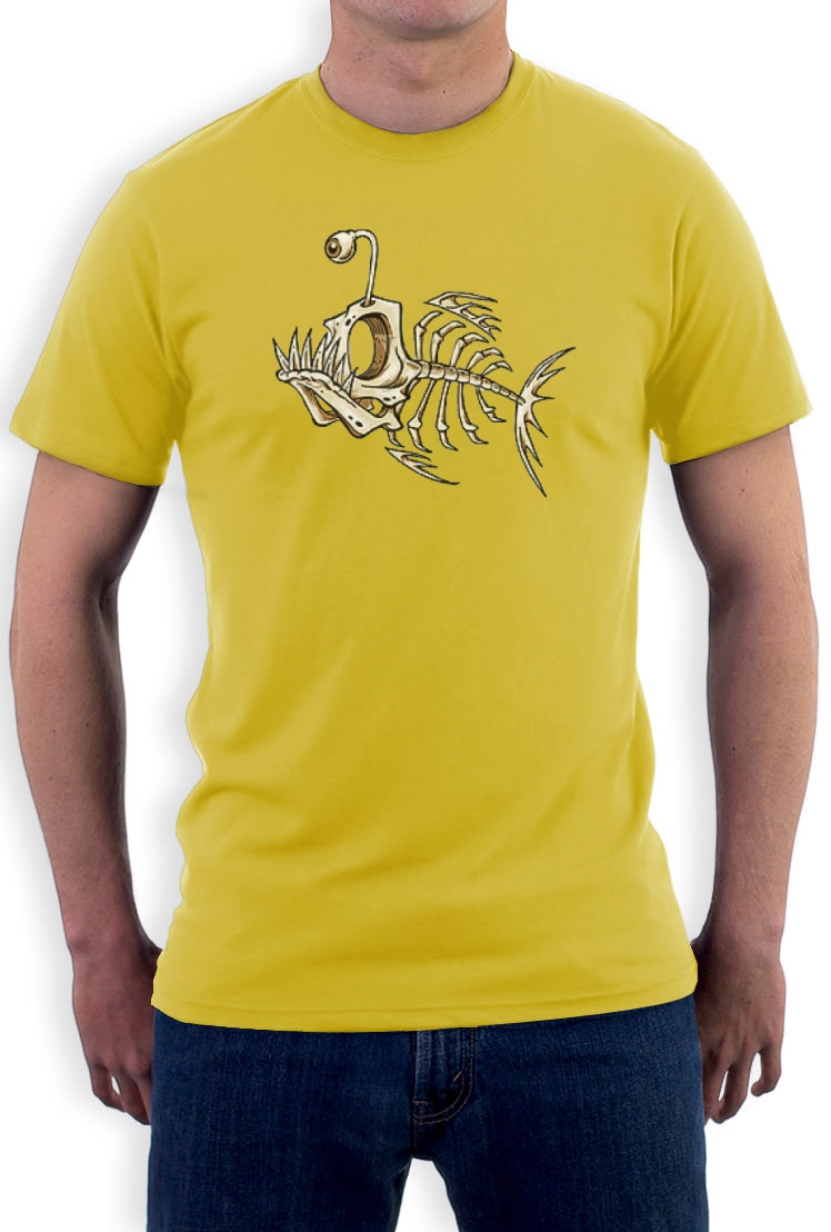 fish-skeleton-bones-t-shirt-angler-piranha-new-cool-ebay